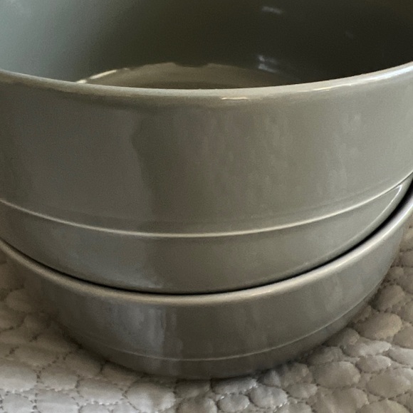 Crate&Barrel | Dining | Set Of 2 Cratebarrel Aaron Probyn Hue Dark Charcoal Grey Bowl Pasta ...